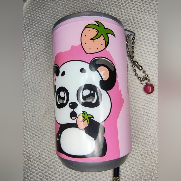 Other | Panda Soda Can Wipe Container Keychain Pink | Poshmark